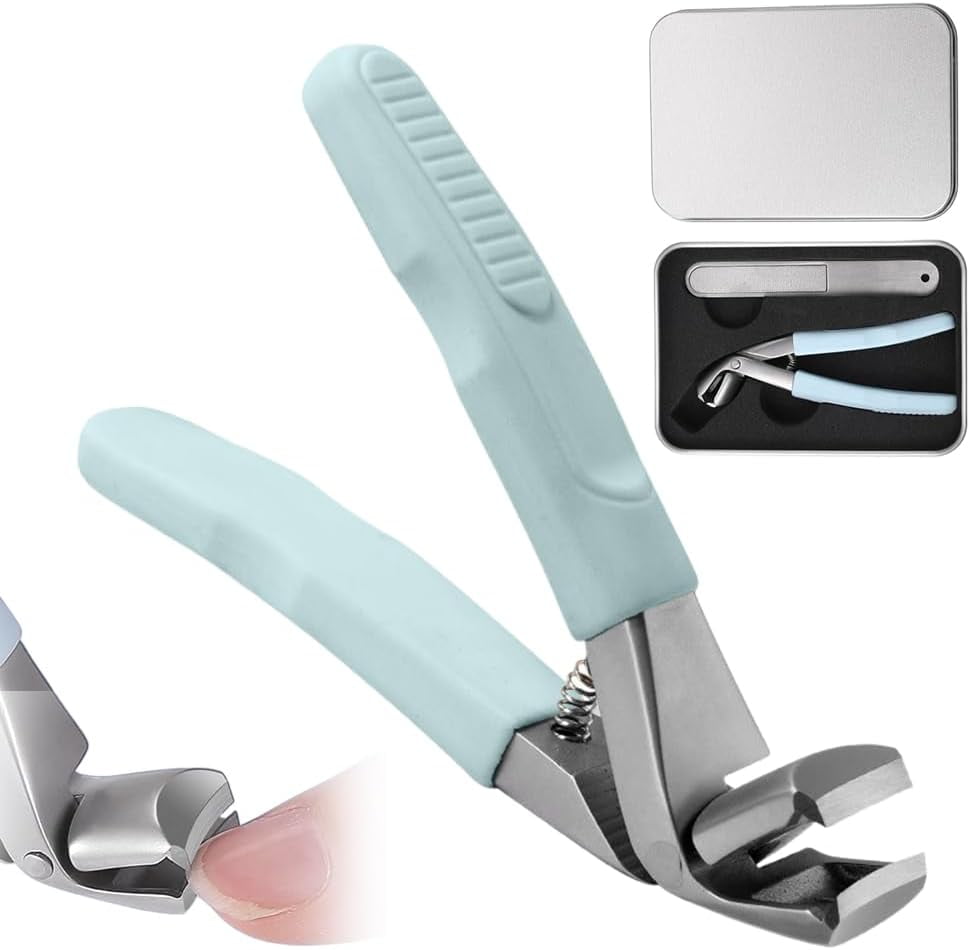 Toenail Clippers for Seniors, Angled Head Nail Clippers for Men Women ...