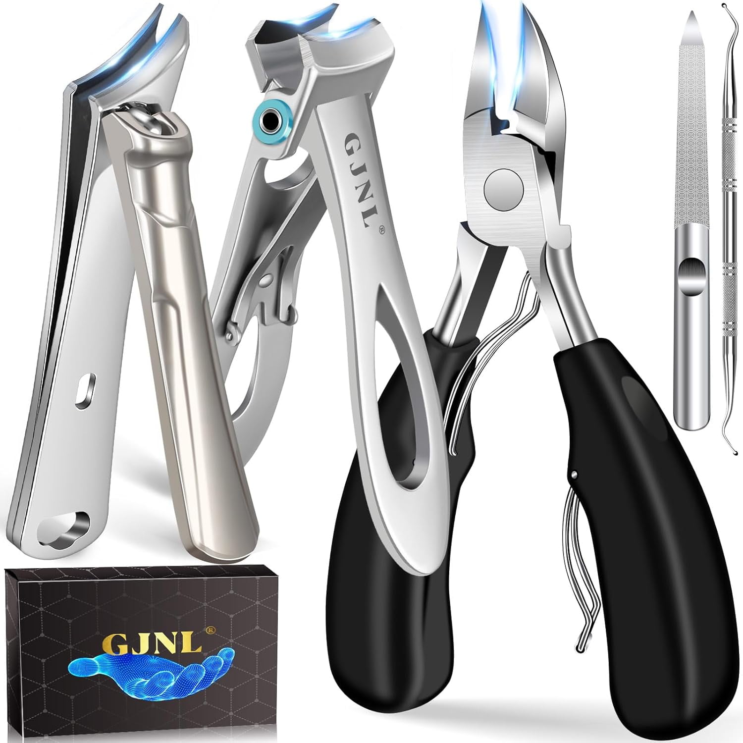 Toenail Clippers for Seniors Thick Toenails, 2025 16mm/37mm Wide ...