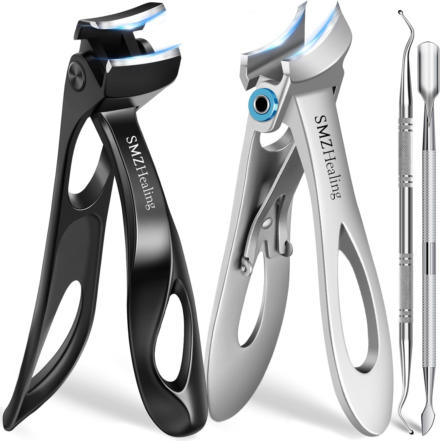 Toenail Clippers for Seniors Thick Toenails, 2025 Upgrade 15 Degrees ...