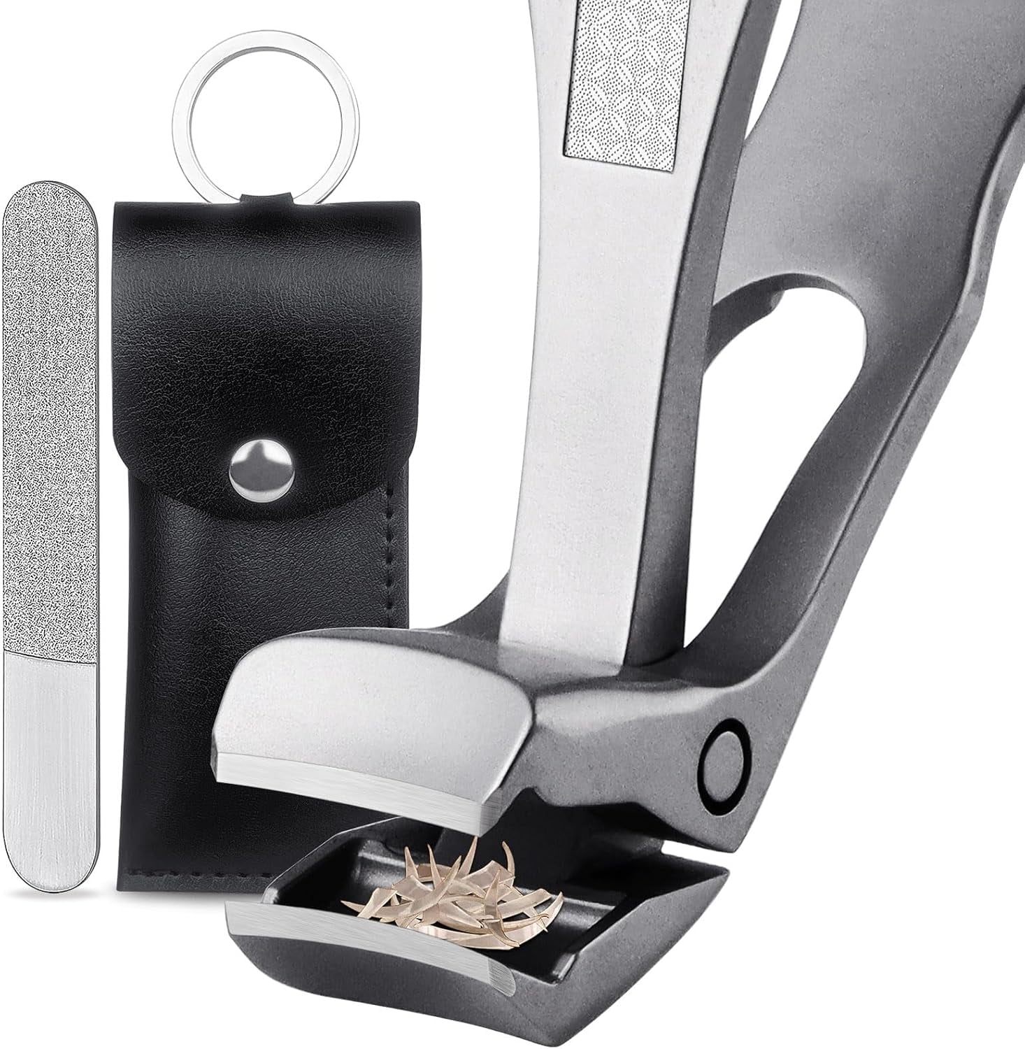 Toenail Clippers for Seniors Thick Toenails, Angled Head Toe Nail ...