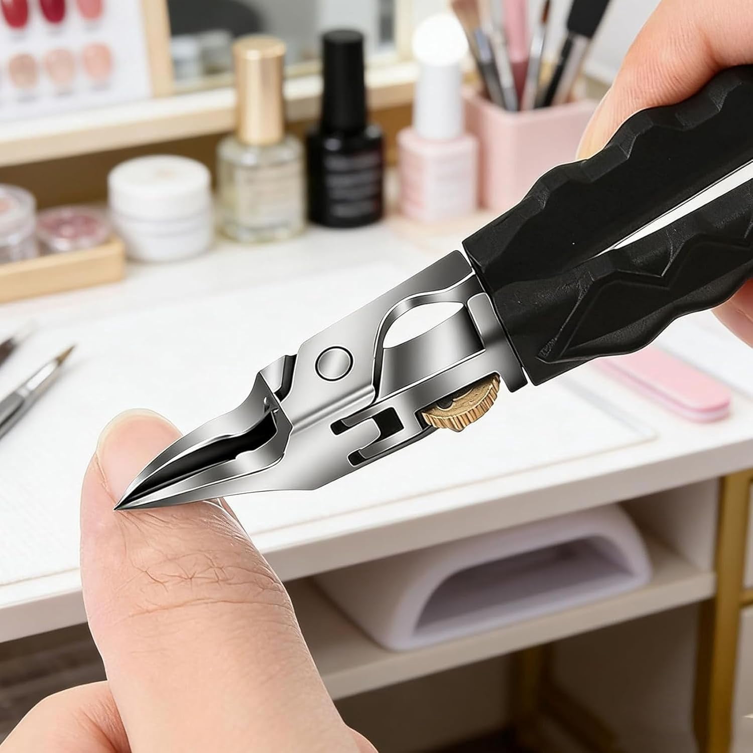 Toenail Clippers, The 25-Degree Curved Prune, Easily Cut Deep into The ...