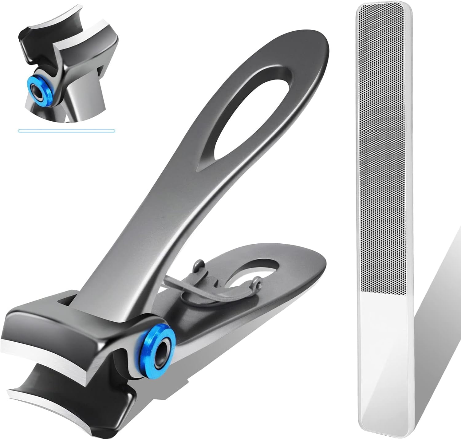 Toenail Clippers for Thick Toenails, Extra Large Long Handle Toenail ...