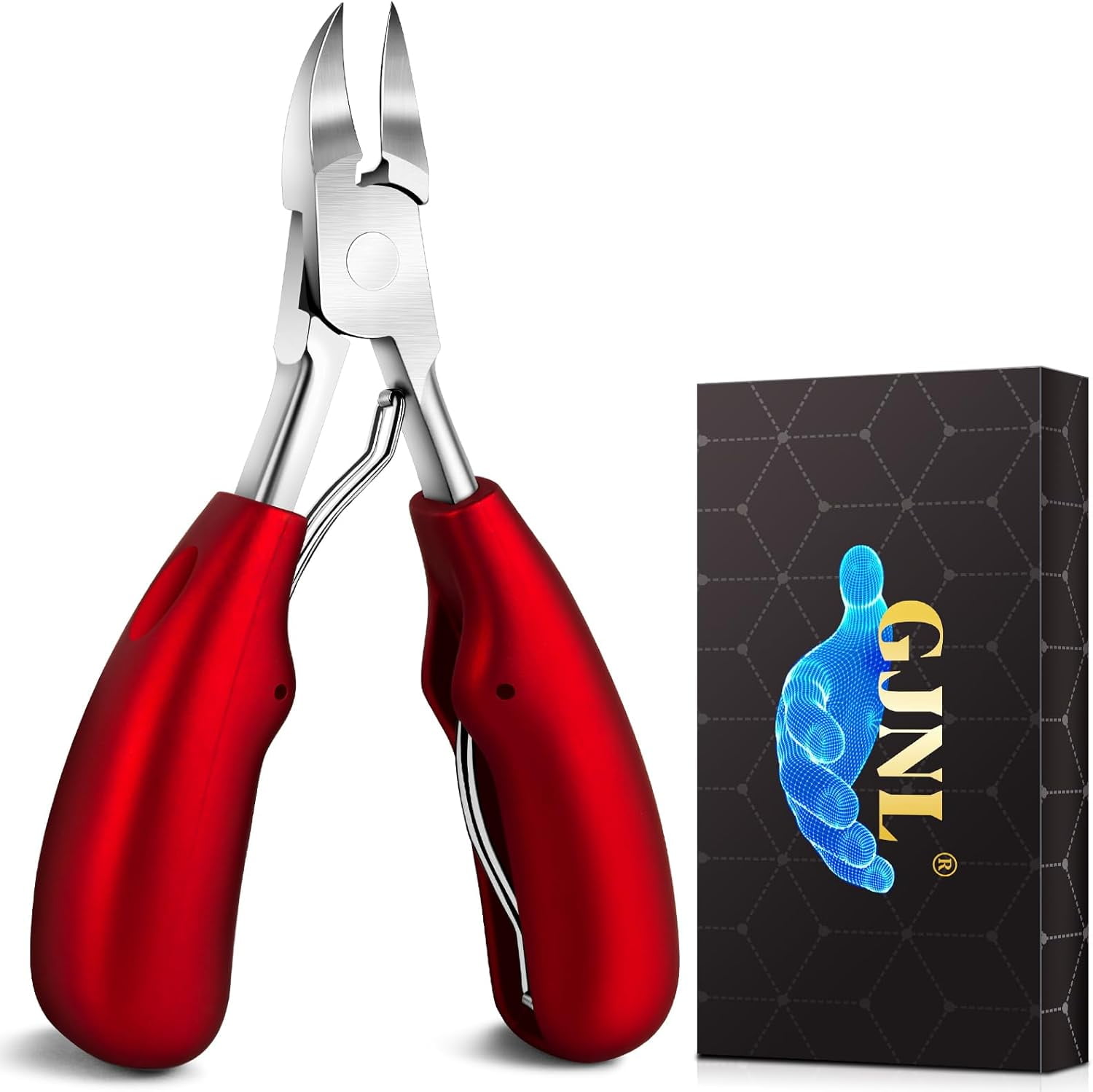 Toenail Clippers for Thick Toenails - Ingrown Sharp 25°Curved Blade ...