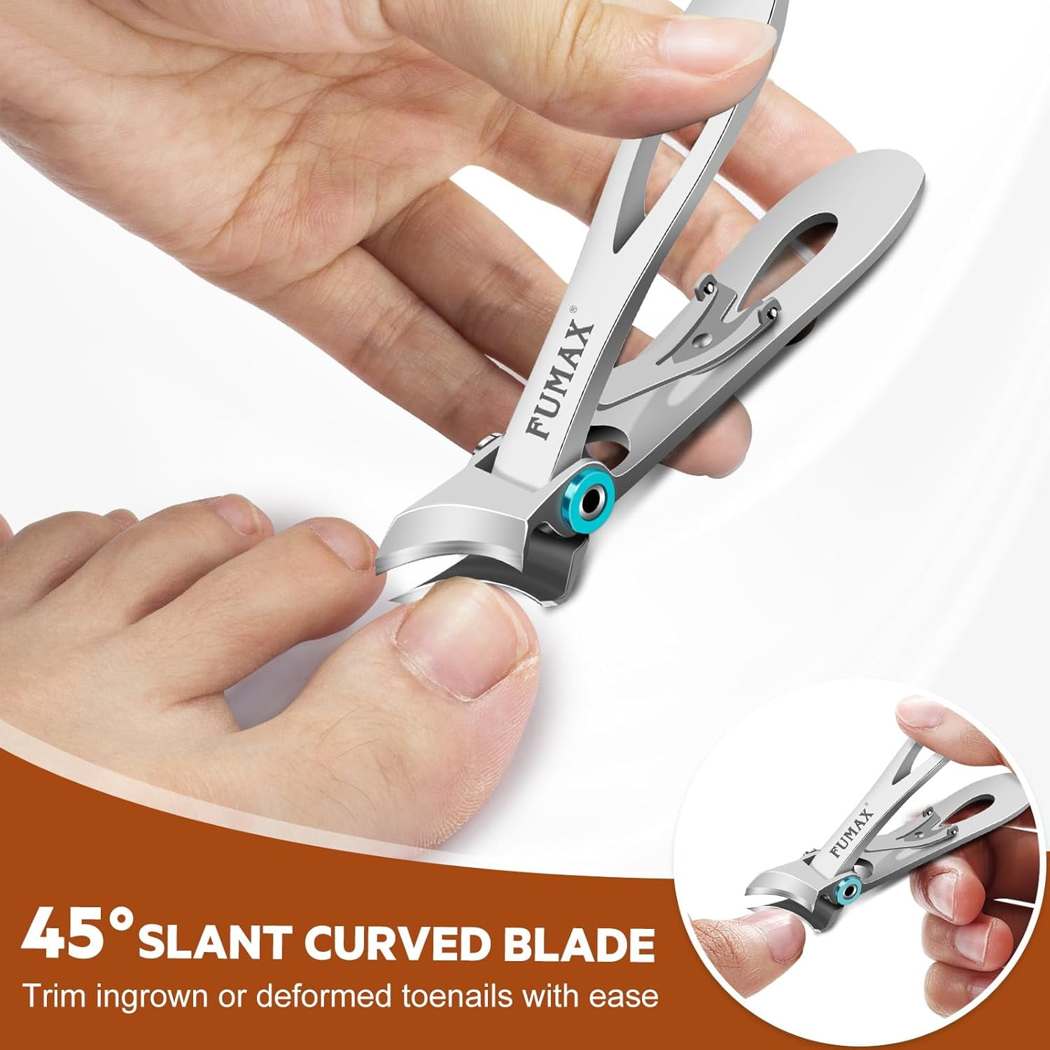 Toenail Clippers for Thick Toenails for Seniors, Large Heavy Duty Nail ...