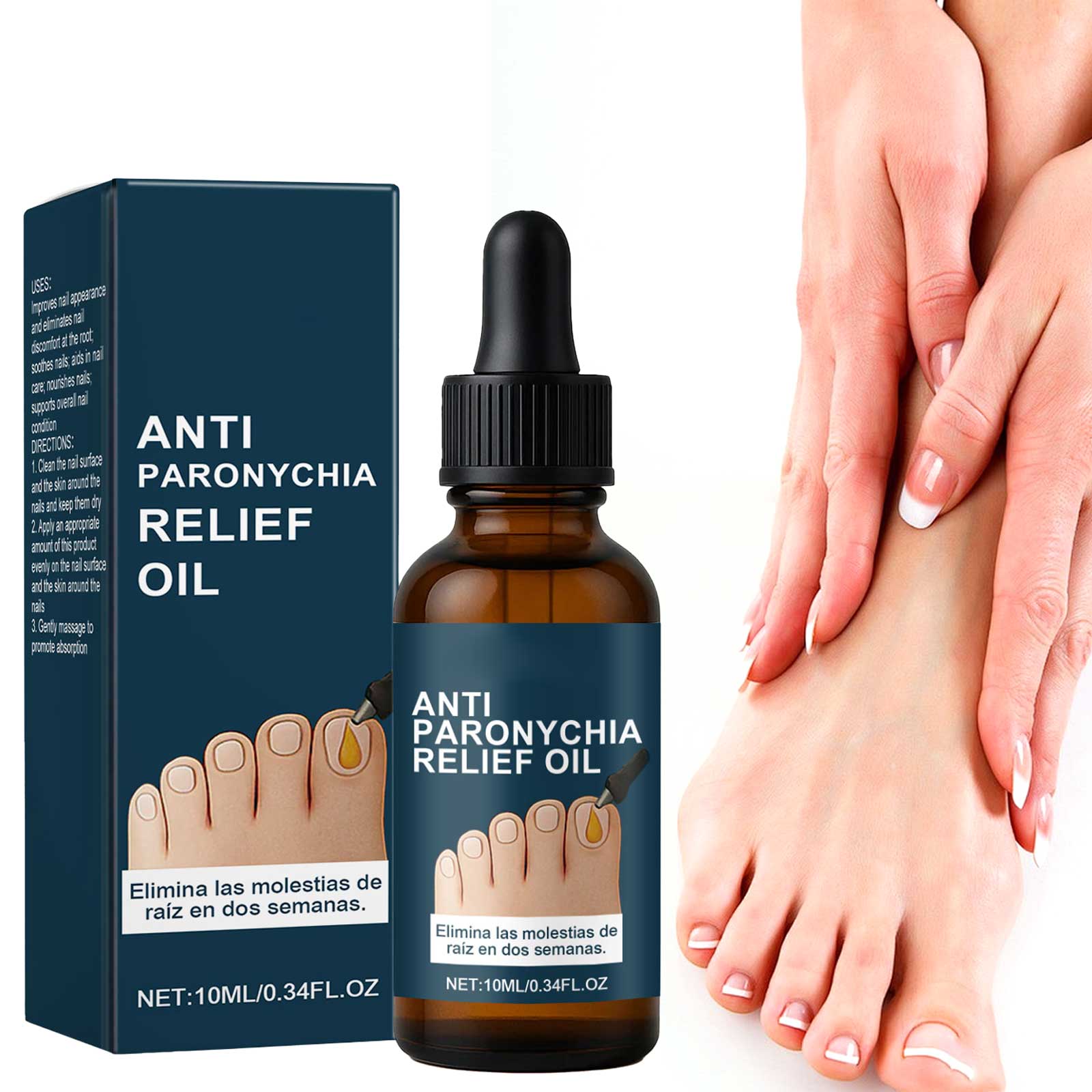 Toenail & Fingernail Repair Drops - Nail Care Renewal for Thick ...