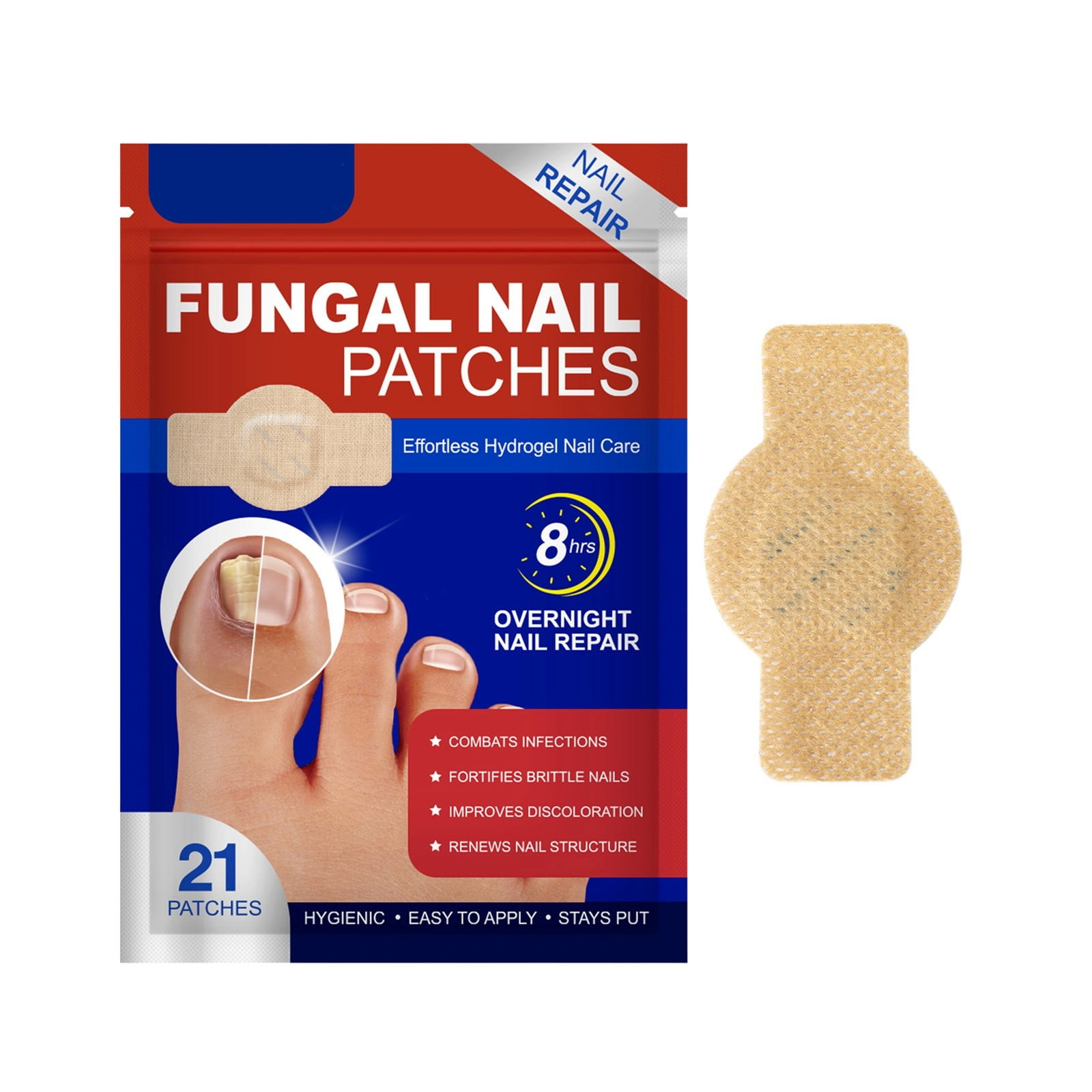 Toenail Fungus Treatment Patches, Extra Strength Nighttime Renewal ...