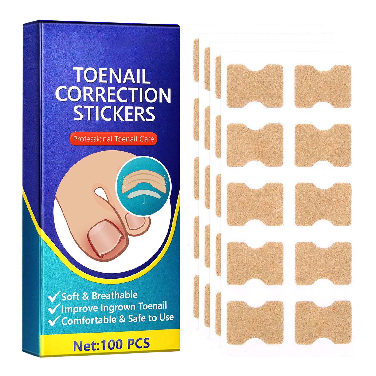 Toenail Patch, Toenail Tool for Toe Nail, Toenail Foot Care Stickers ...