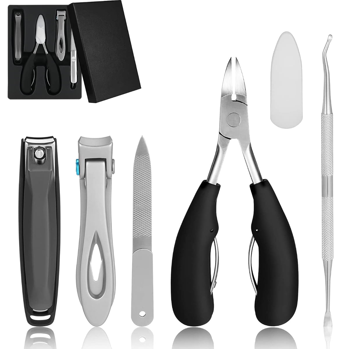 Toenail Tools Kit, Nail Clippers for Seniors Thick Toenails ...