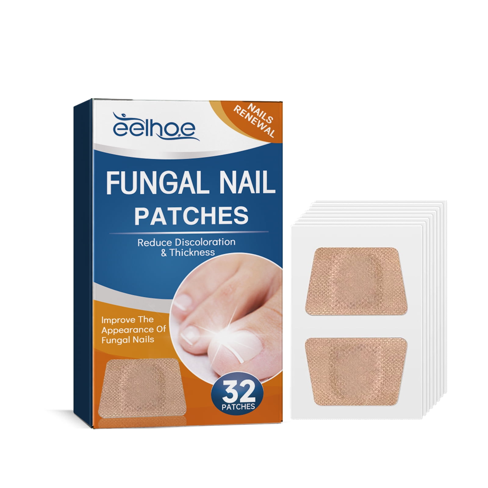 Toenail care patches, onychomycosis care, soft toenail, ingrown toenail ...