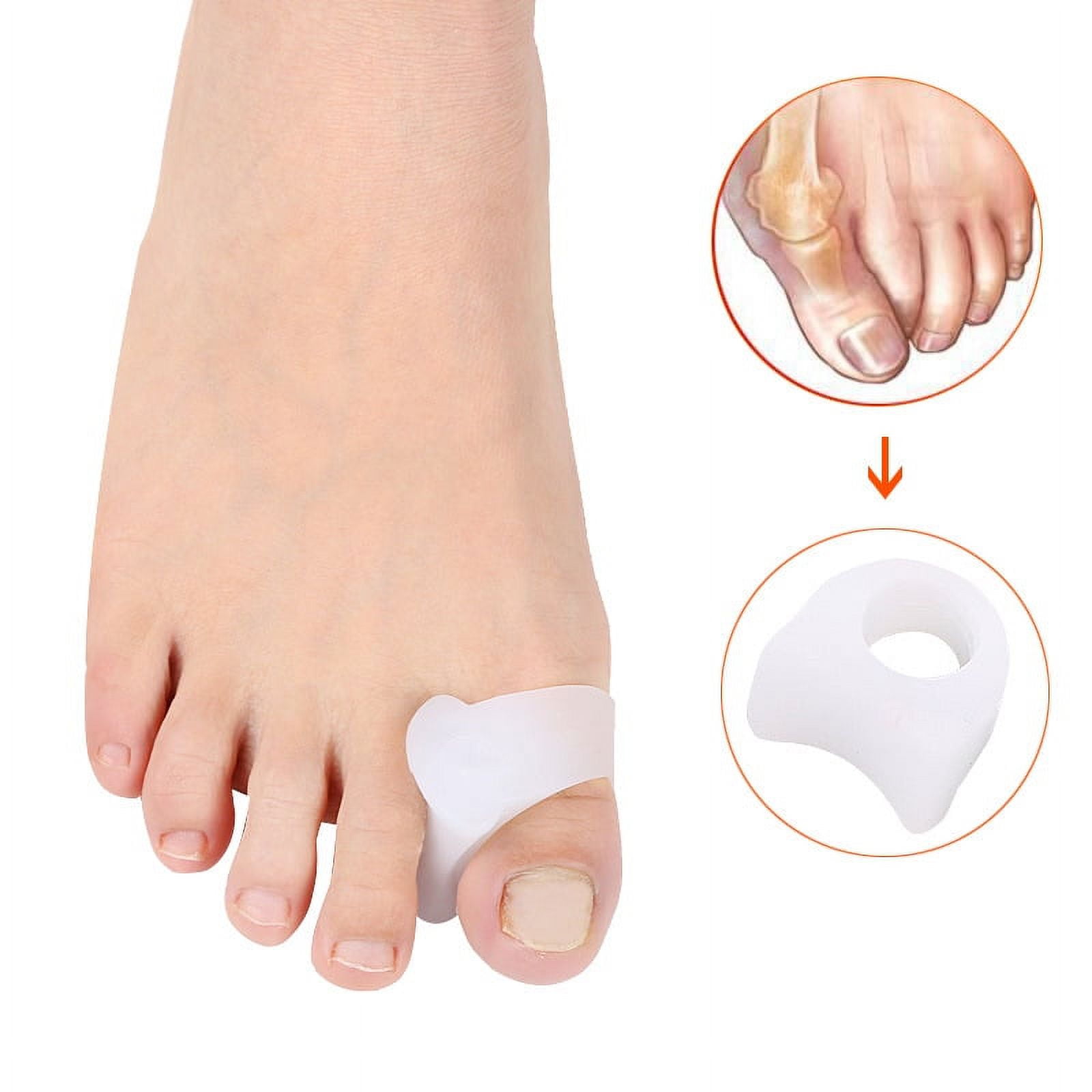 Toes Gel Toe Separators for Overlapping Toes, Bunions, Big Toe ...