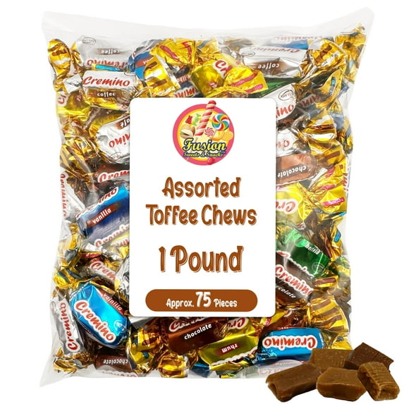 Toffee Candy Assorted - BCF26 1 Pound Bulk Chews, Toffee Candy ...