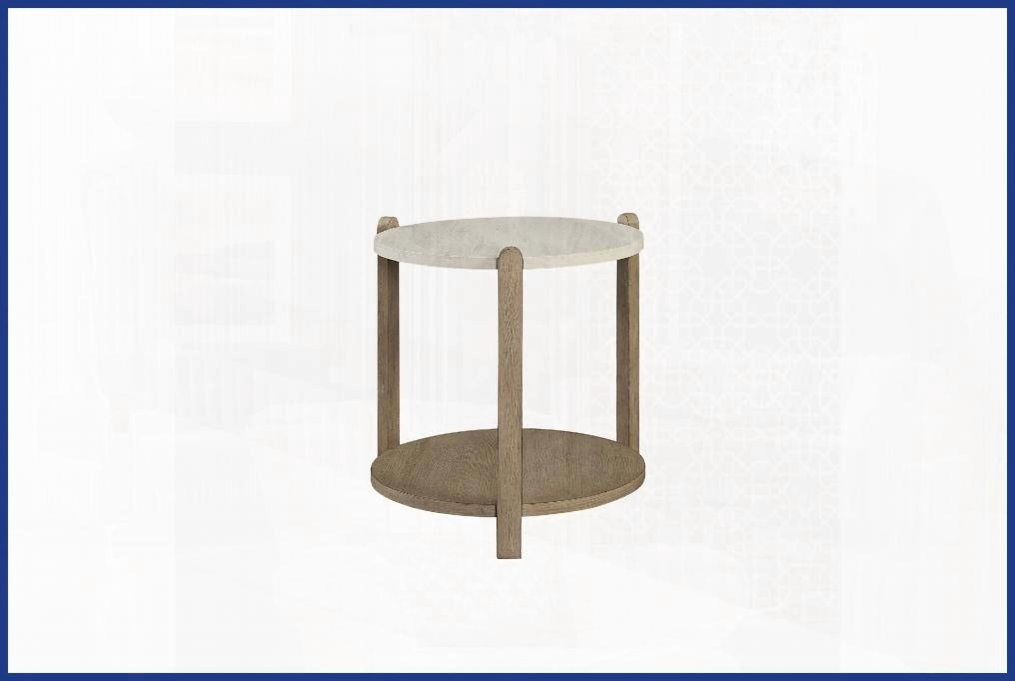 Toffee Finished Coffee Table with Natural Stone Top - Sturdy Legs ...