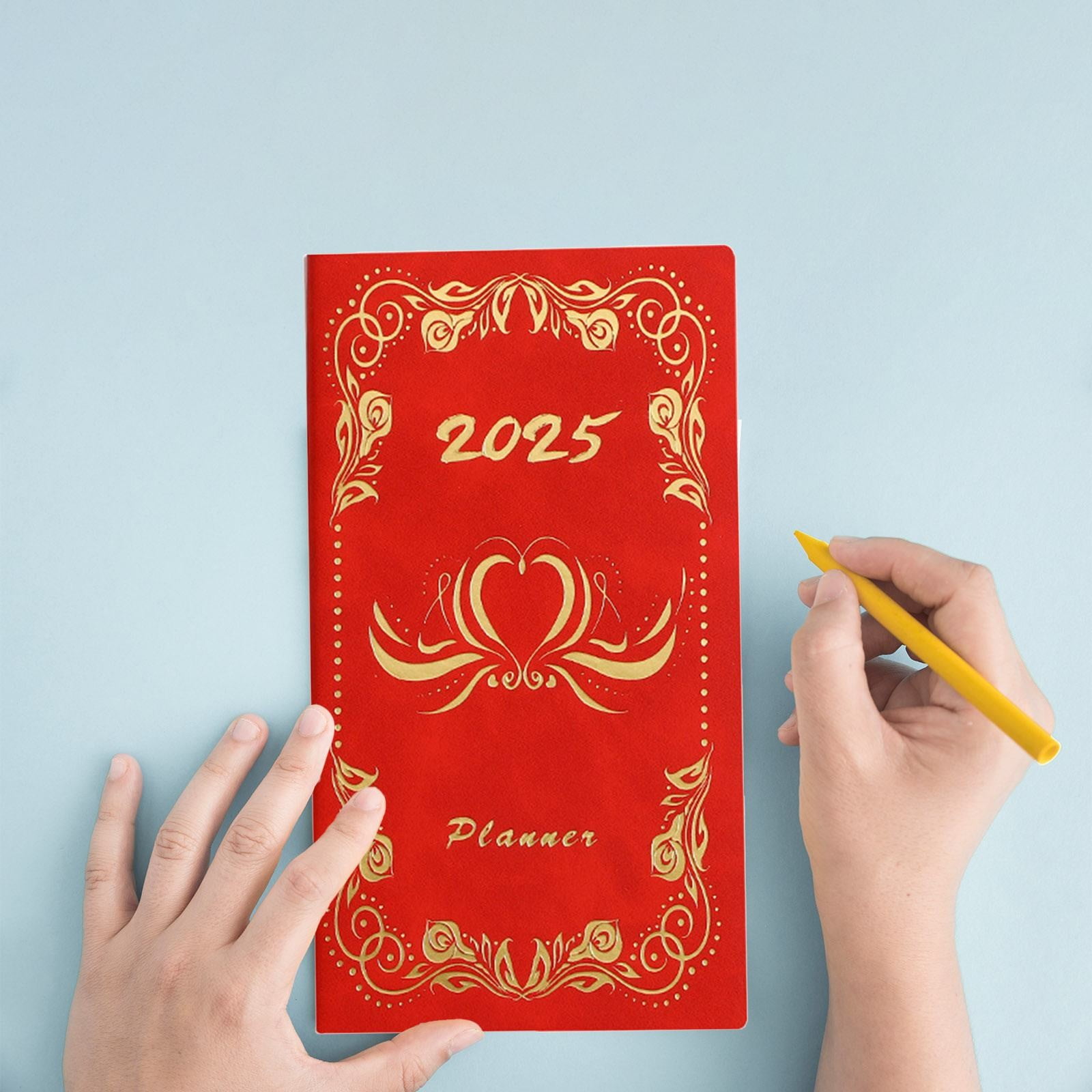 Tofficu 2025 Planner English Schedule Book Pocket Book Daily Weekly ...