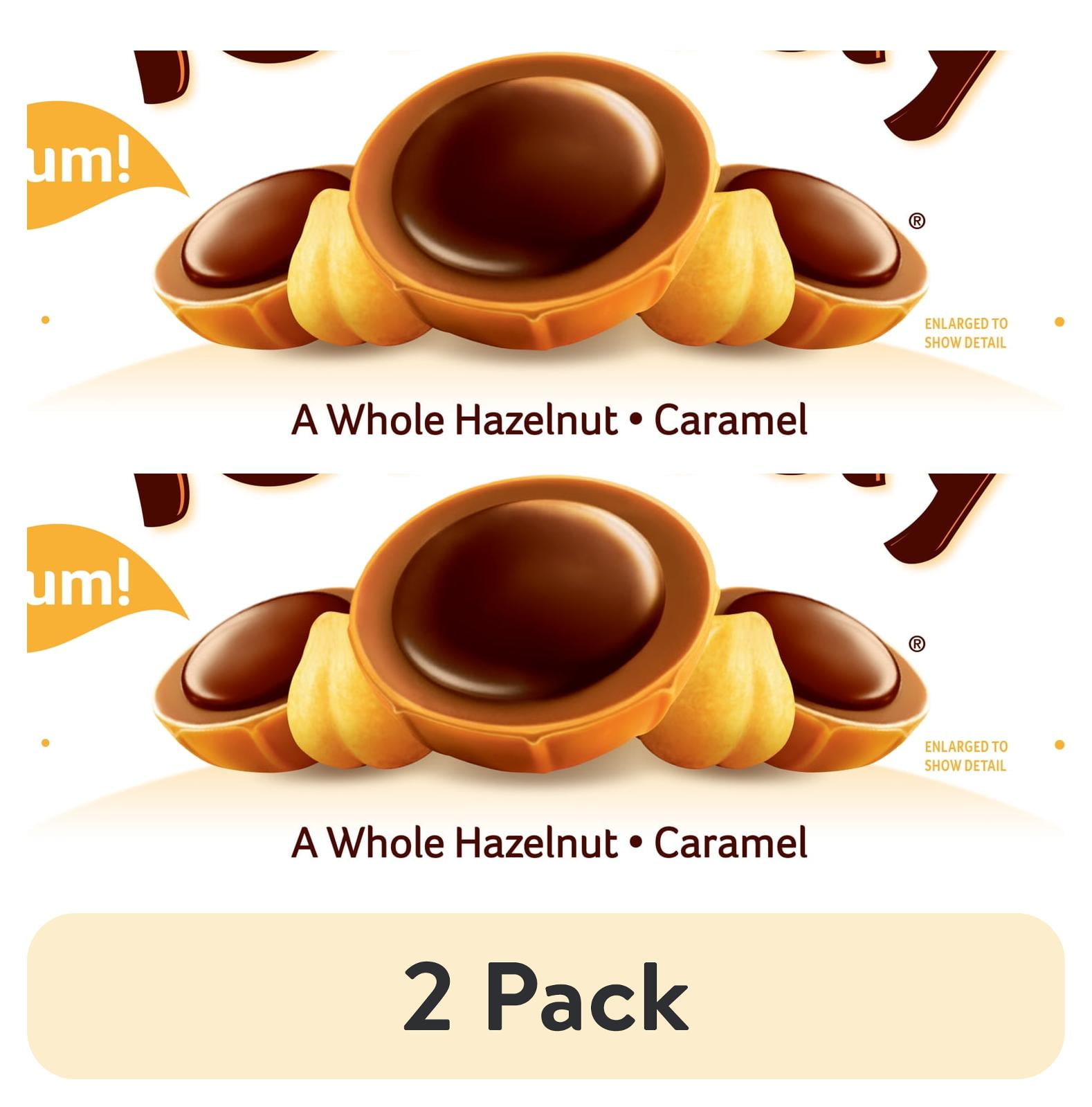 (2 pack) Toffifay Hazelnut Chocolate Caramel Candy, 24pc Box - Walmart.com