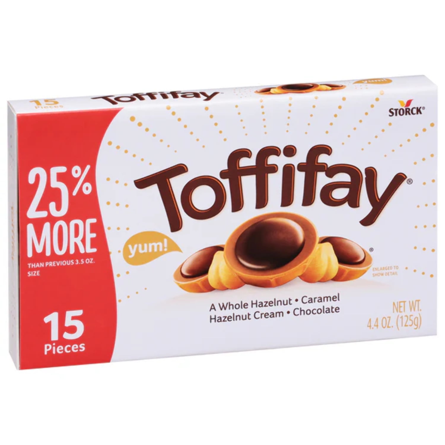 Toffifay Candy - Caramel, Hazelnut Cream and Chocolate Candy - Walmart.com