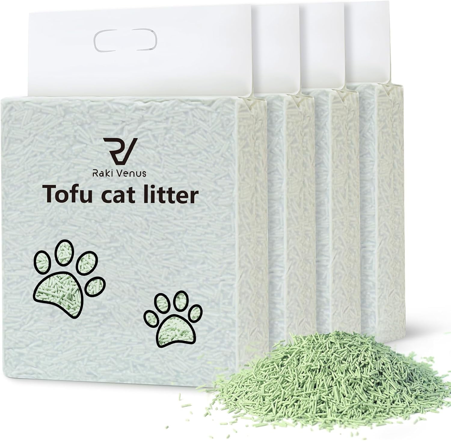 Tofu Cat Litter - Strong Clumping, Ultra Absorbent, Odor Control ...