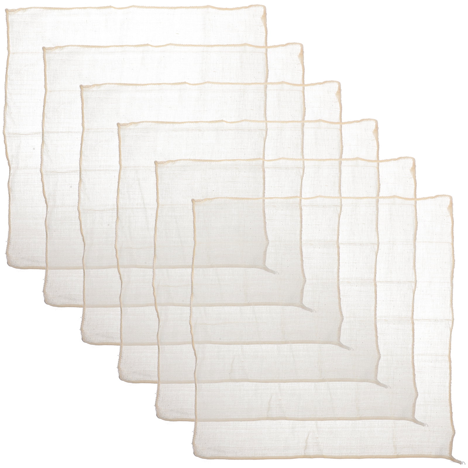 NIAIZEK White Cotton Fabric 6Pack Practical Tofu Cheese Straining Cloth ...