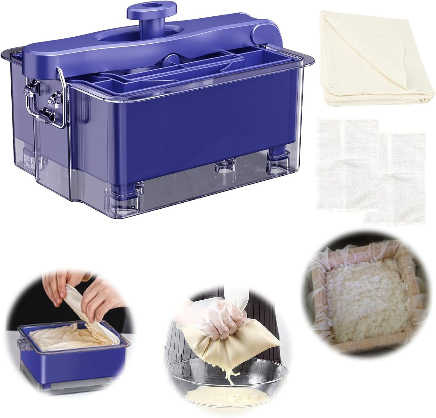 Tofu Press for Vegan, Dishwasher Safe & BPA Free Tofu Press Adjustable ...