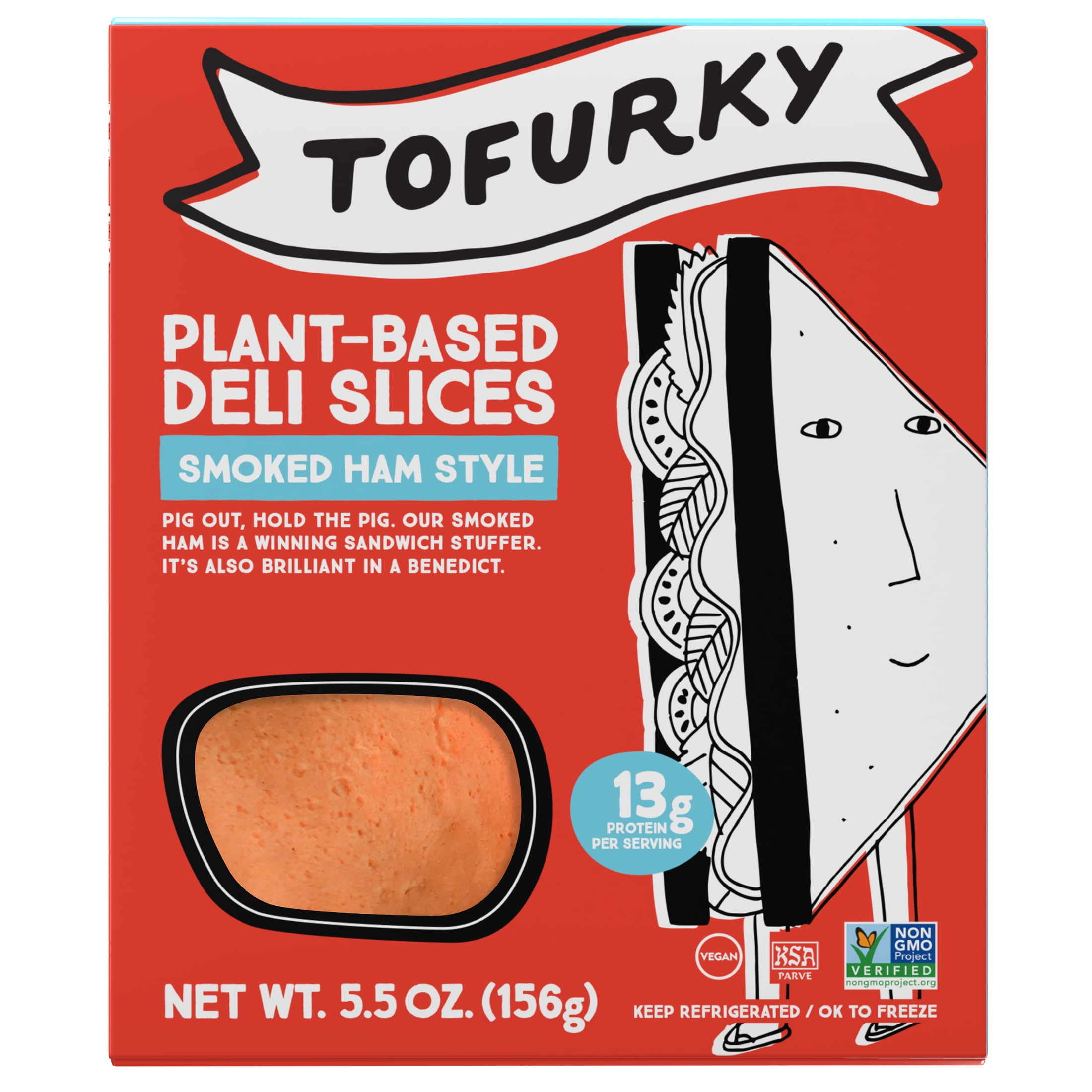 Tofurky Plant-Based Smoked Ham Deli Slices, 5.5 oz - Walmart.com