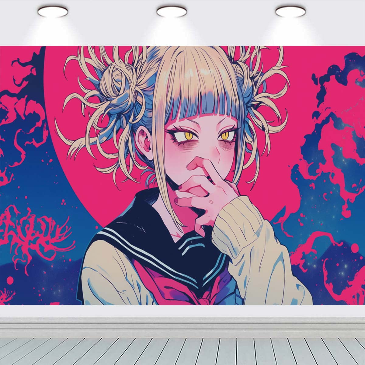 Toga Himiko Taspestry Wall Decor Birthday Banner Backdrop Background ...