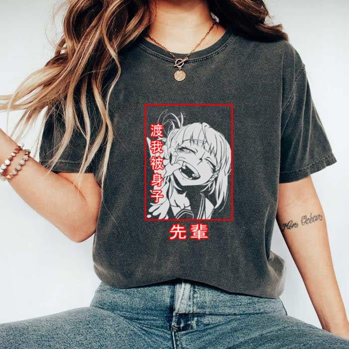 Toga Senpai My Hero Academia Anime Graphic MHA Comfort Color T-Shirt ...