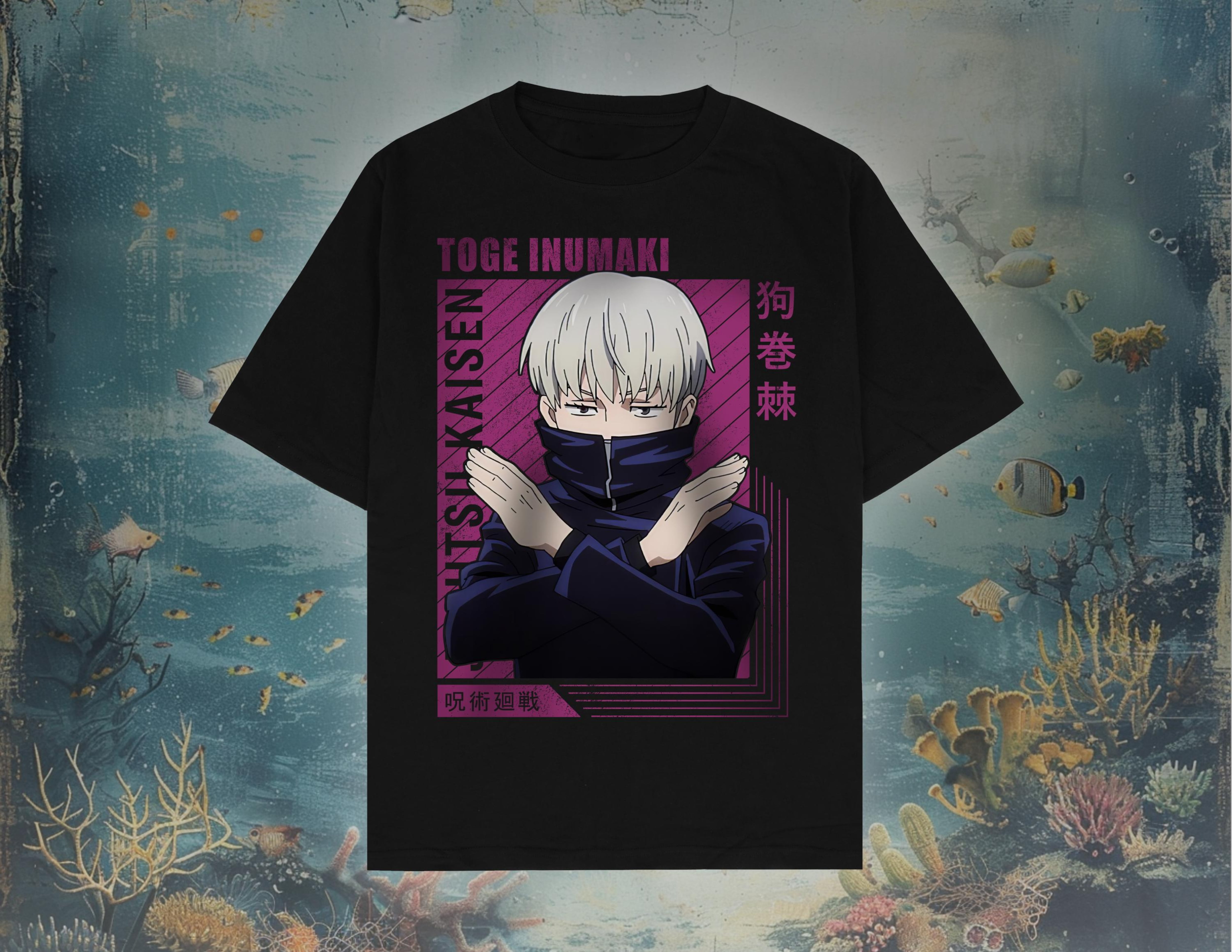 Toge Inumaki Shirt, Toge Inumaki Eyes Embroidery Sweetshirt, No Kaisen ...