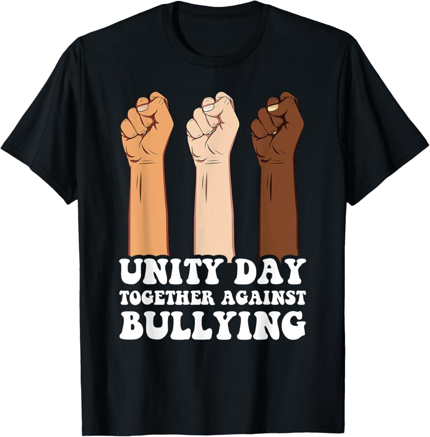 Together Against Bullying Orange Anti Bully Unity Day Kids T-Shirt ...