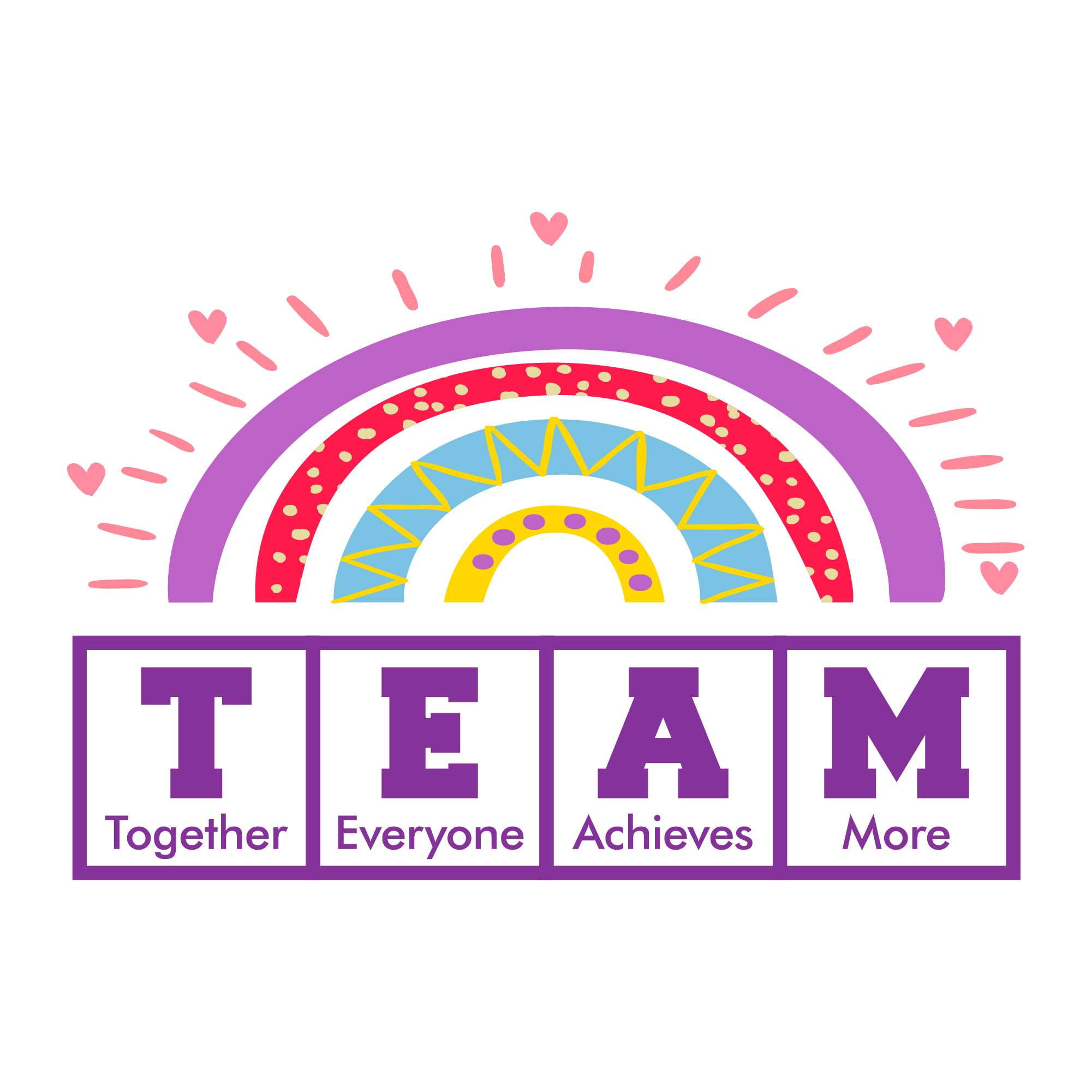 Together Everyone Achieves More Team Work Office Wall Quote Beautiful ...