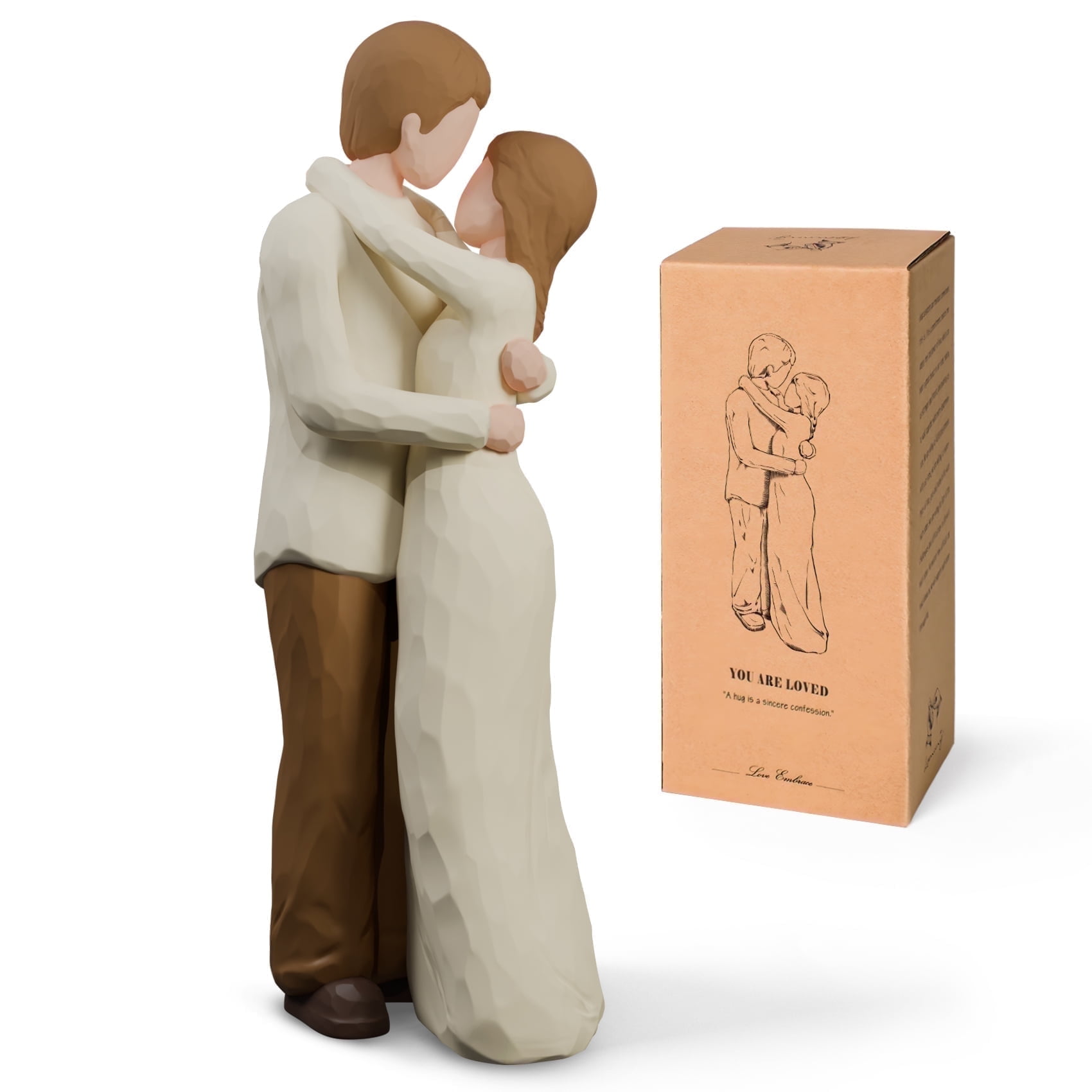 Romantic Anversary Statues Ornament Decoration, Resin Hand-Painted ...