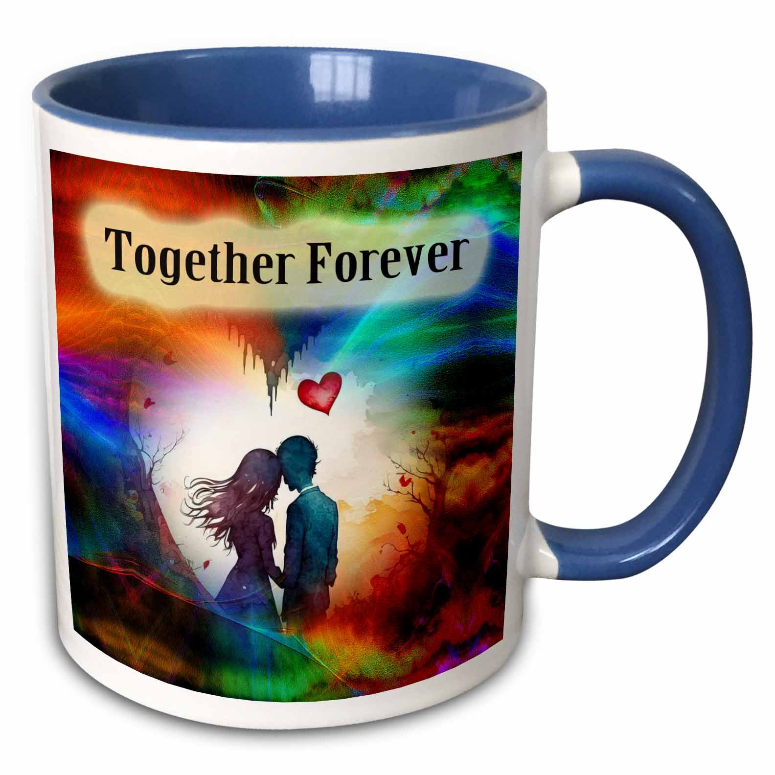 3drose, Together Forever Couple a Unique Gifts to Remember, 11oz Two ...