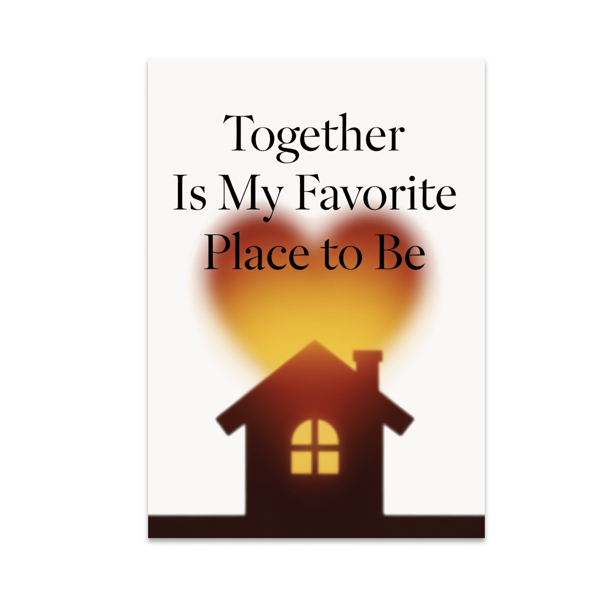 Together Is My Favorite Place to Be - Home Decor Enthusiast - 13x19 ...