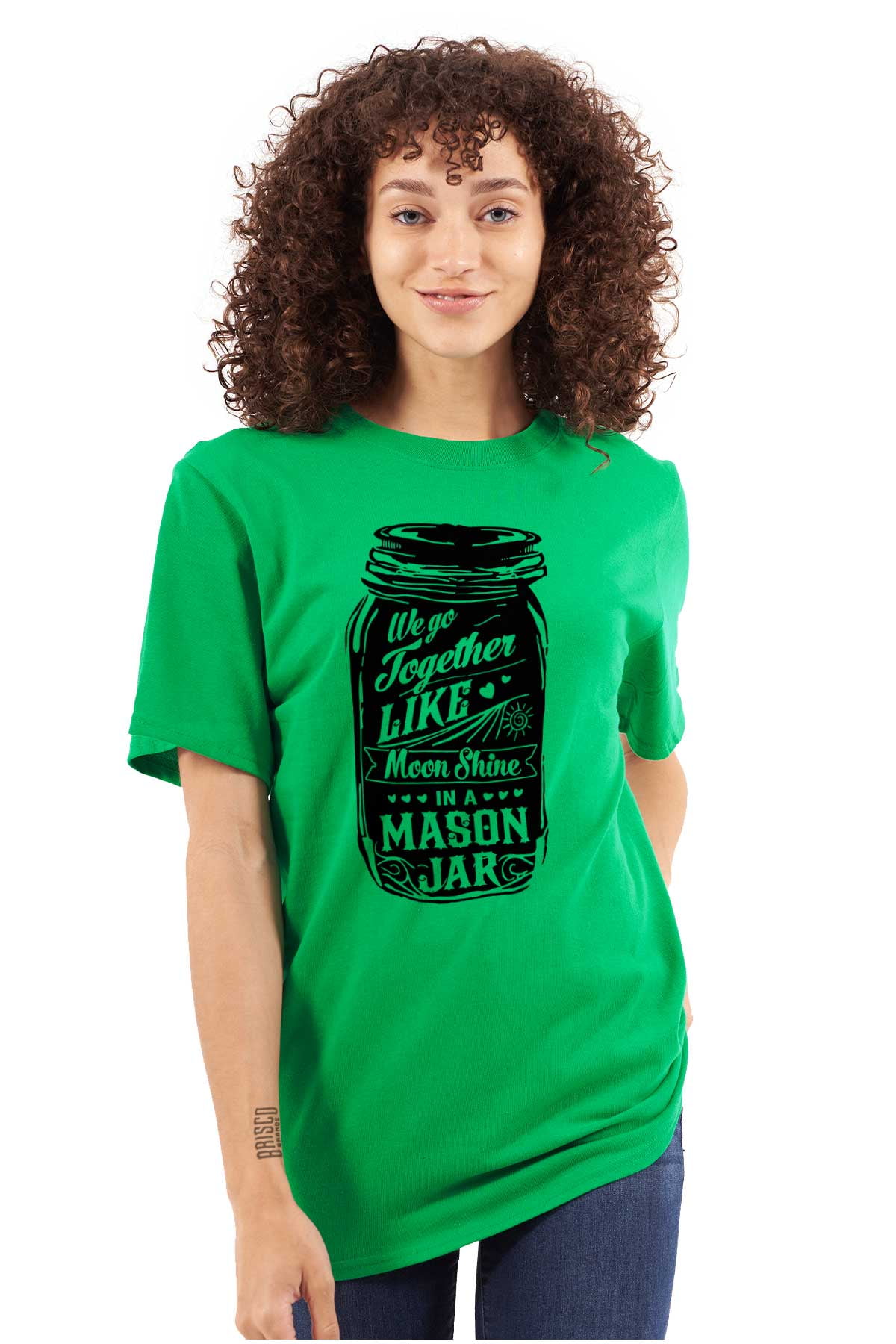 Together Like Moonshine and Mason Jar Women's Graphic T Shirt Tees ...