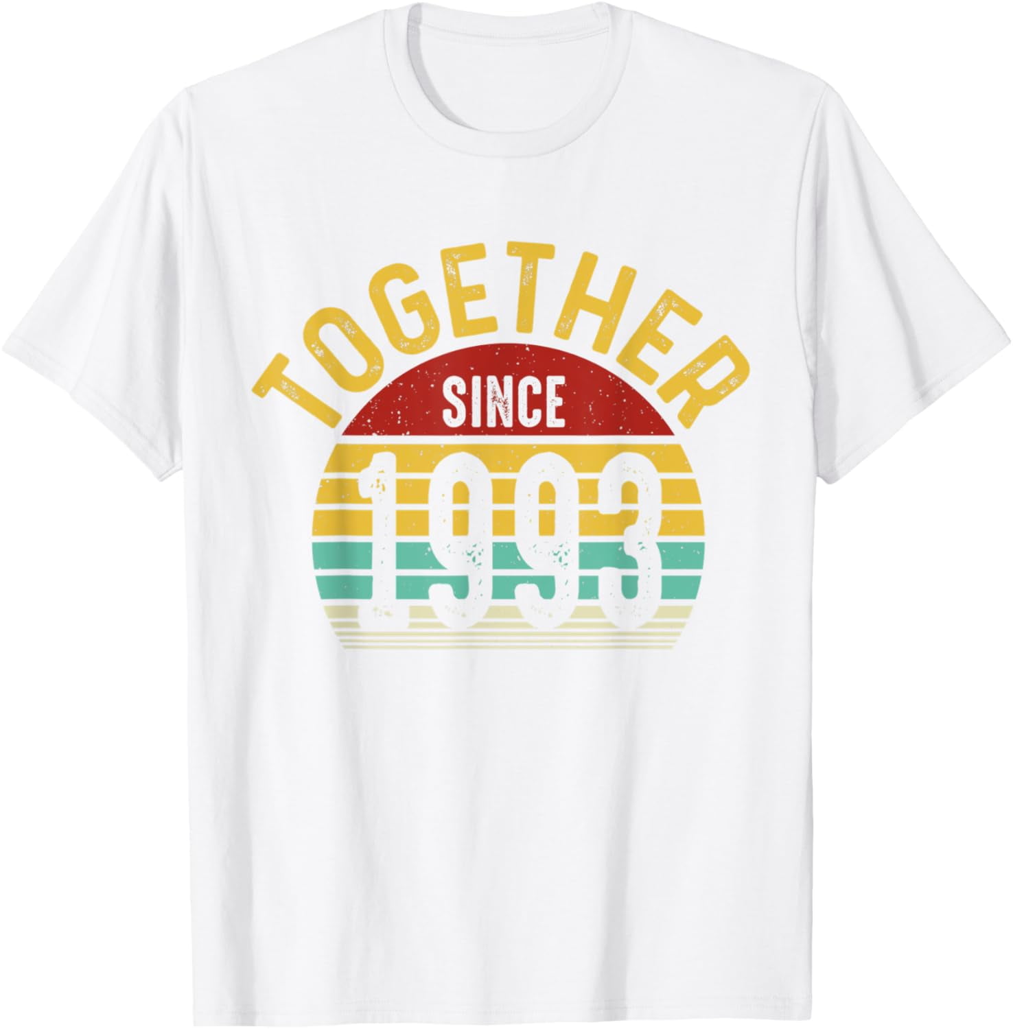 Together Since 1993 29th Wedding Anniversary Couple Matching T-Shirt ...