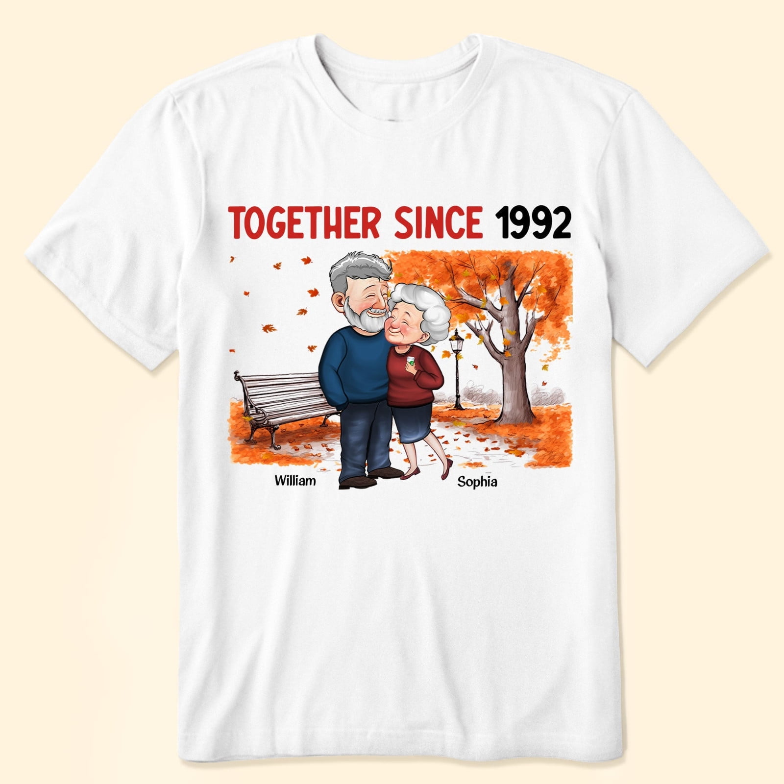 Together Since Old Couples Anniversary Personalized Shirt - Walmart.com
