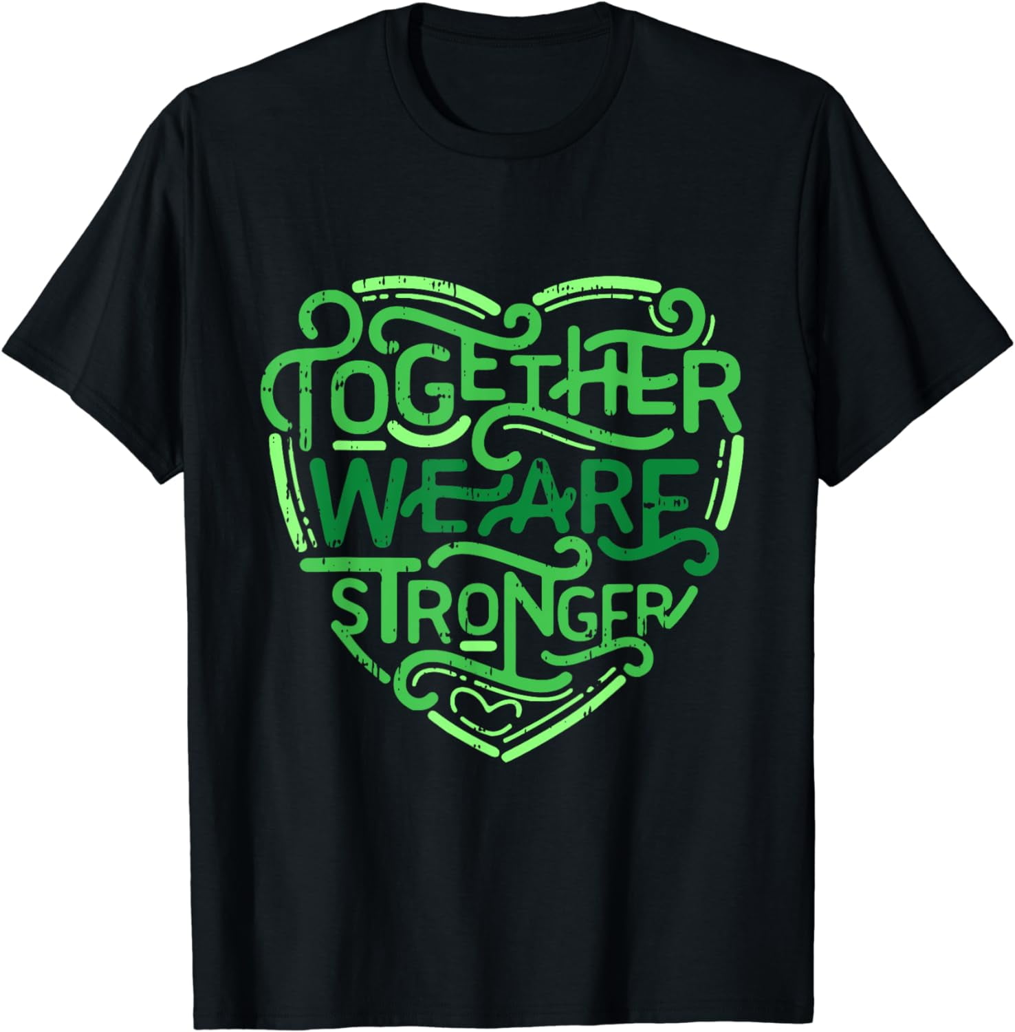 Together We Are Stronger Mental Health Awareness Warrior T-Shirt ...