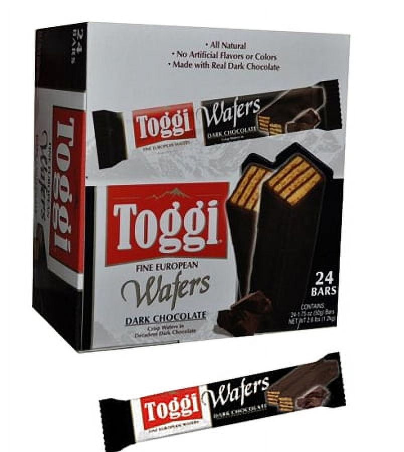 Toggi Imported Dark Chocolate Wafers, (Pack of 24) - Walmart.com