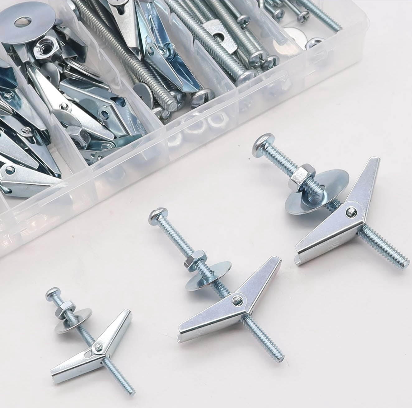 Toggle Bolts Heavy Duty Drywall Anchors and Screws Assortment Set with ...