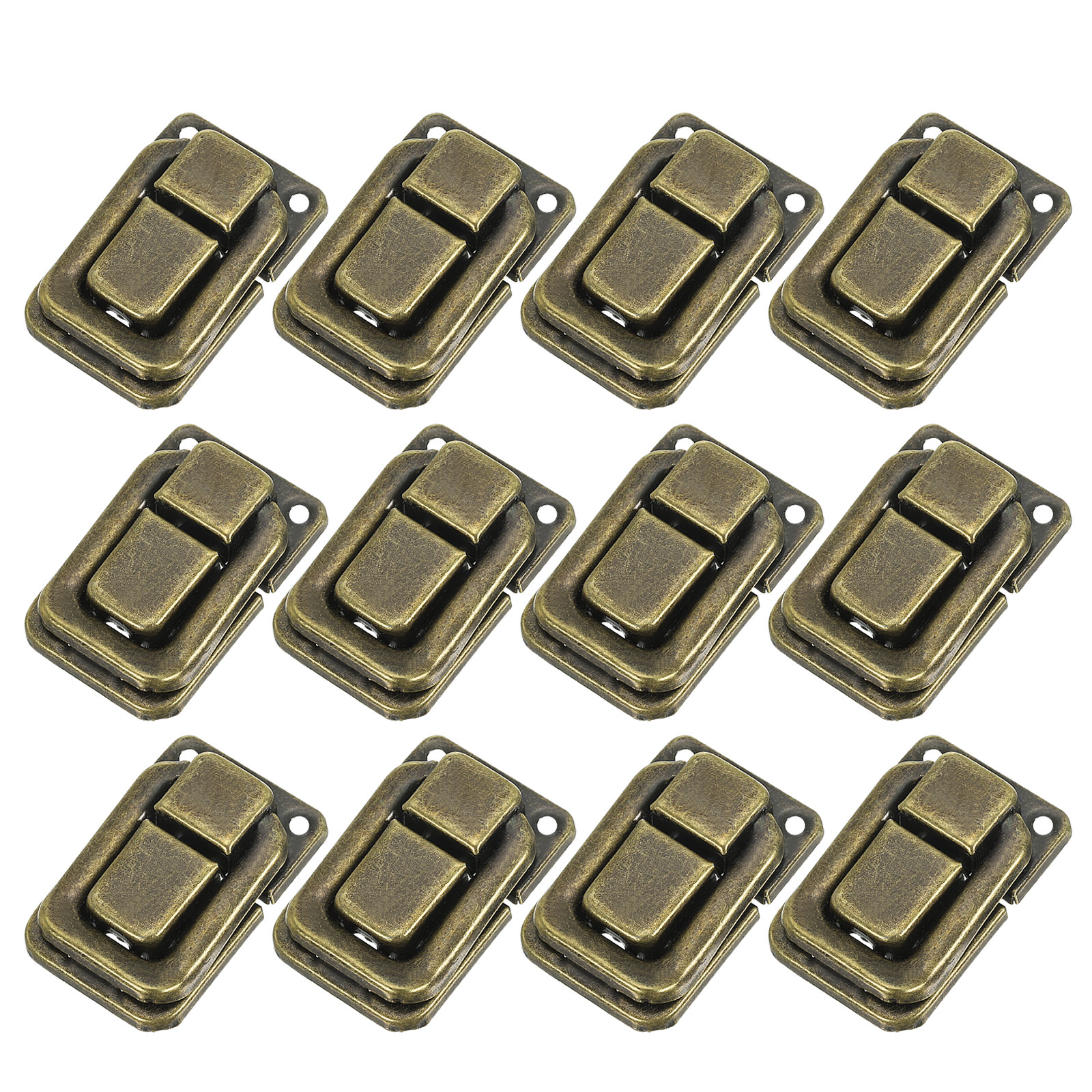 Toggle Catch Lock 1.5" x 1", 12 Pack Metal Buckle Hasp Lock Latch Clasp ...
