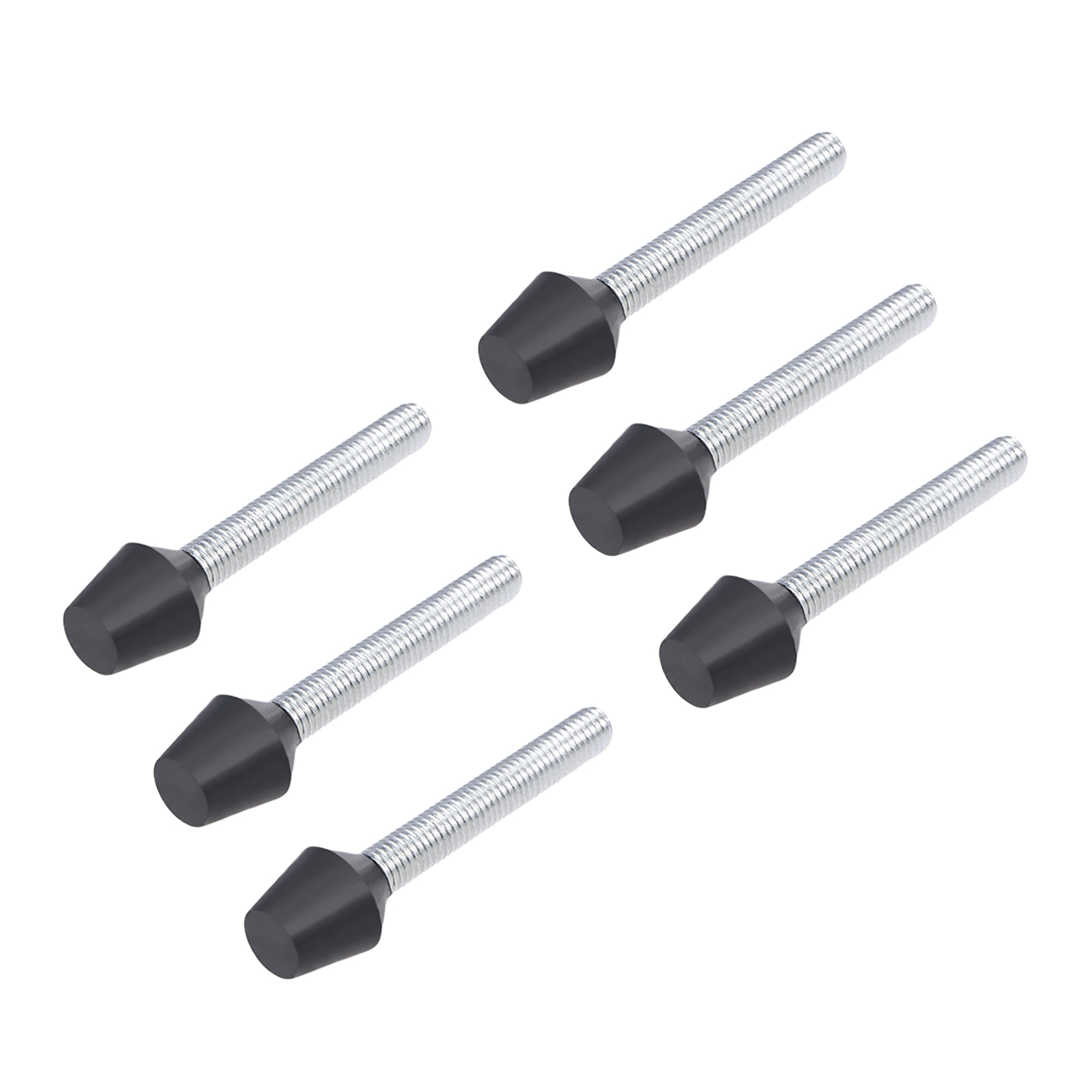 Toggle Clamp Foot Rubber Tip Carbon Steel M10x87mm 6pcs - Walmart.com