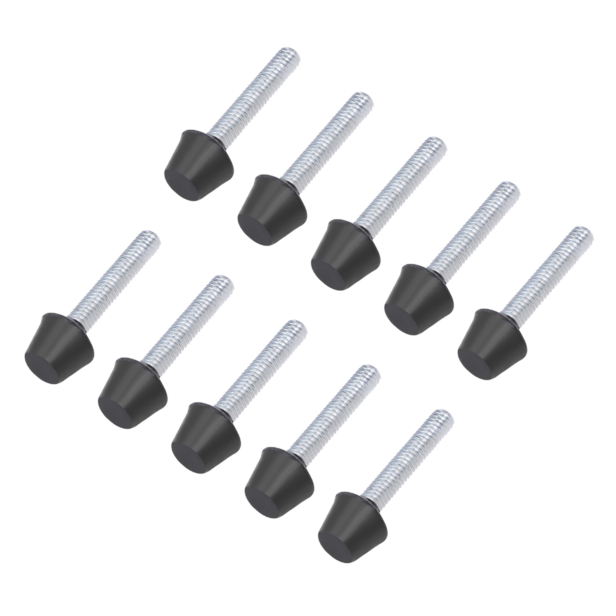 Toggle Clamp Foot Rubber Tip Carbon Steel M4x25mm 10pcs - Walmart.com