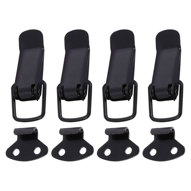 Toggle Clamp Latch 4 Set Security Spring Loaded Toggle Latch Lock Clips ...