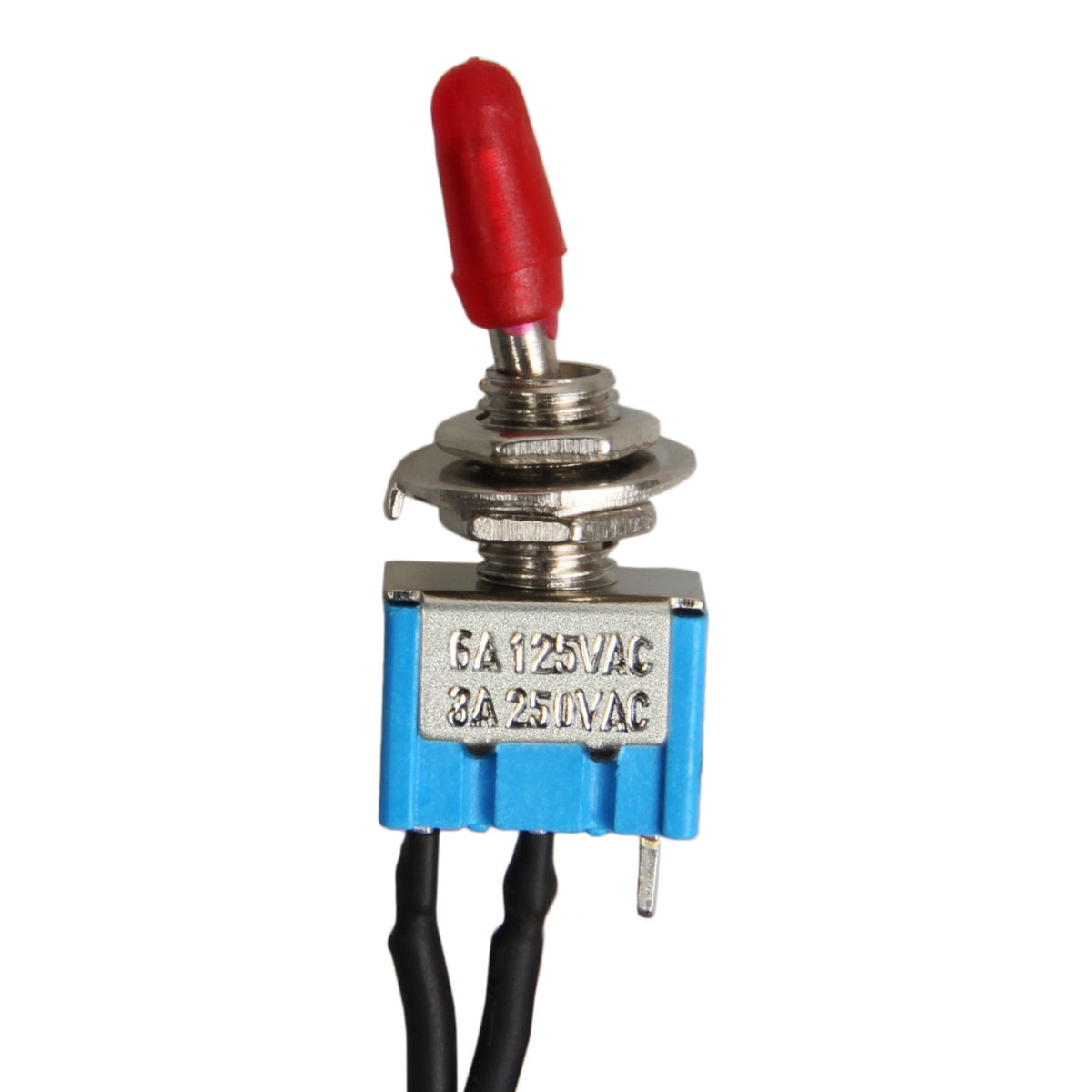 Toggle Flick Switch ON/OFF Wired Small Mini AC/DC Car/Truck/Boat ...