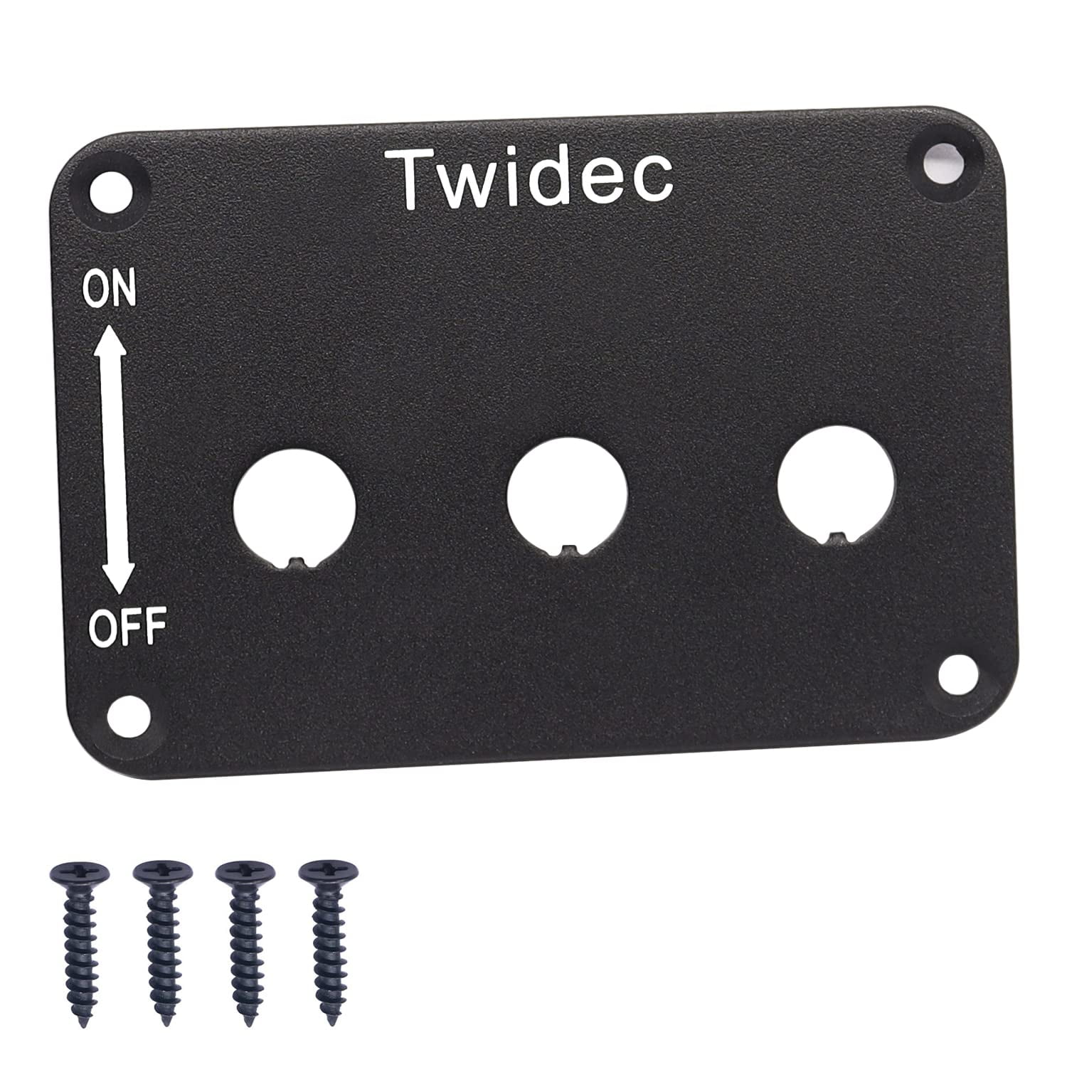 /Toggle Rocker Switch Panel Housing 3 Way Metal Aluminum Switch Plate ...
