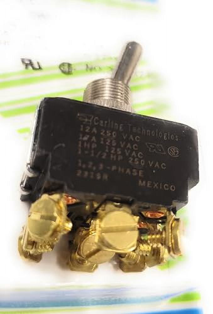 Toggle Switch 3PDT 17 AMP 125V 12A 250V PHILMORE 30-10240 Screw ...