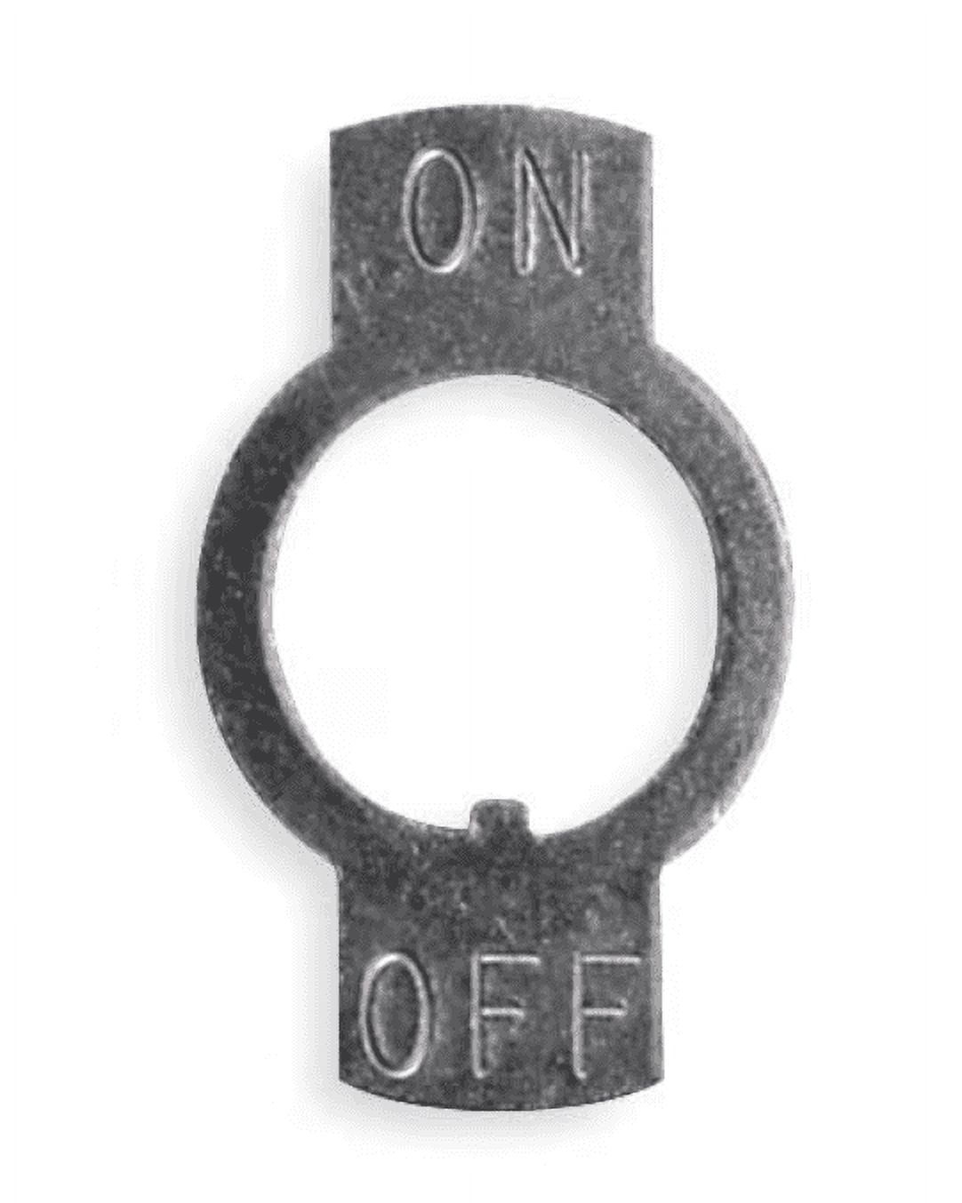 Toggle Switch Legend Plate, On/Off, PK25 - Walmart.com