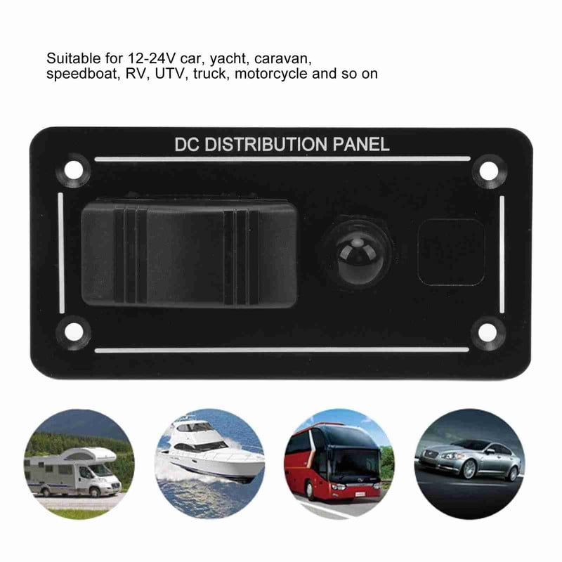 Toggle Switch Panel, 12‑24V RV Conversion Switch Panel On Off Aluminum ...