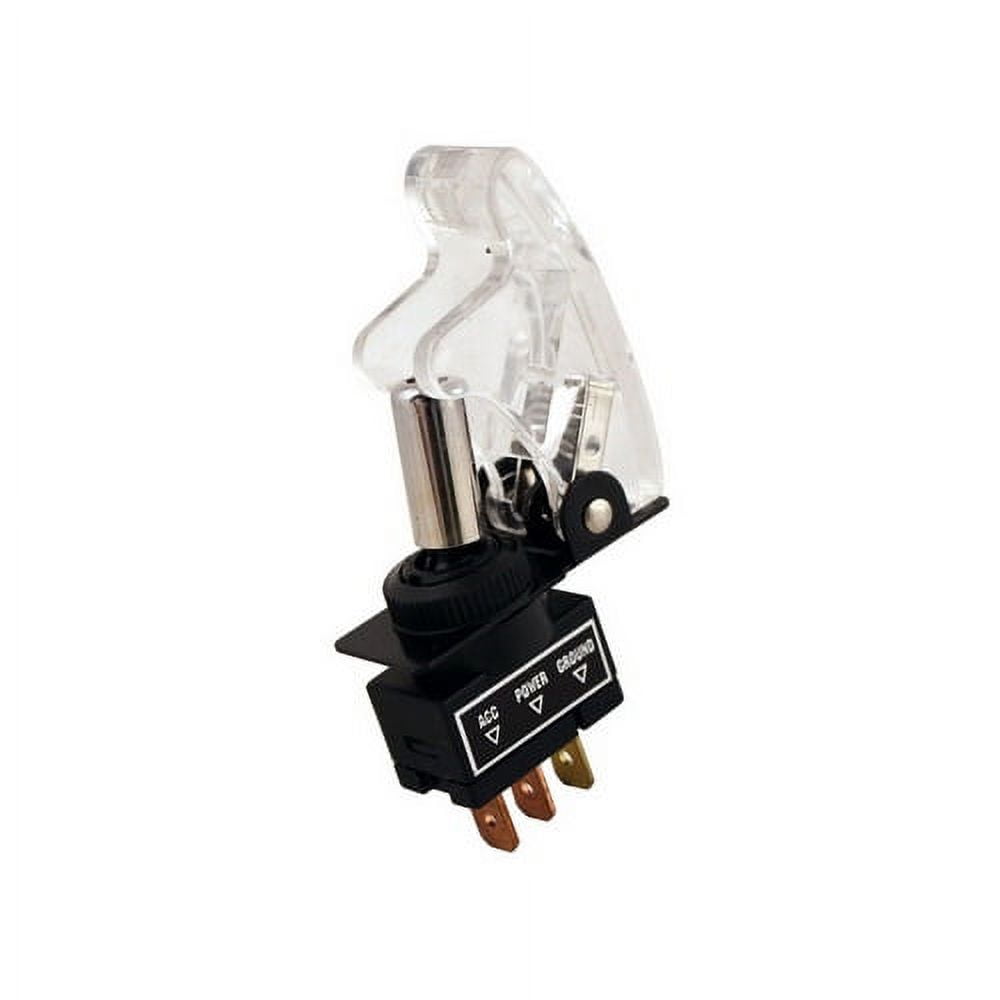 Toggle Switch w/ Clear Safety Cover w/ - Walmart.com