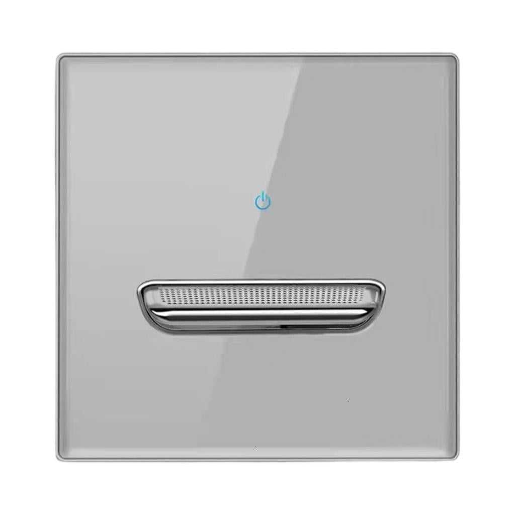 Toggles Resets Wall Switches Panel Build In LED Lights Hardened Glass ...