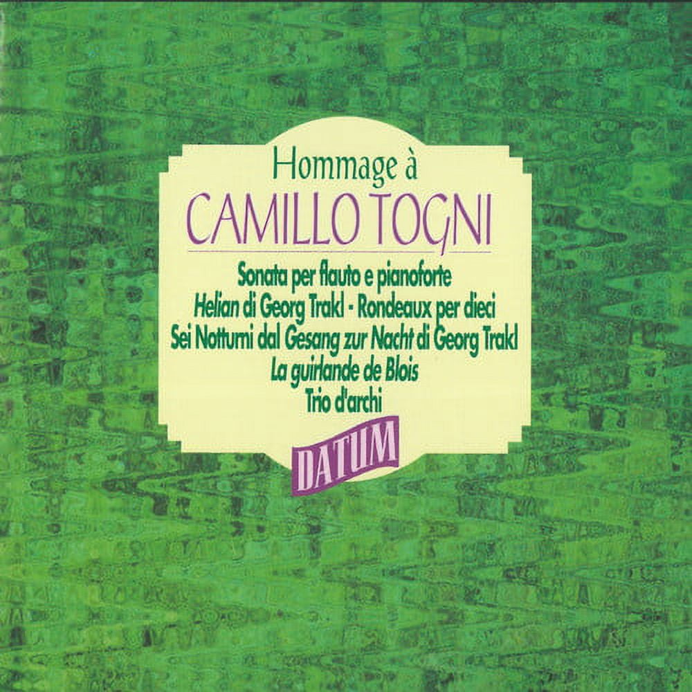Togni / Dorow / Heider / Rosbaud / Gorli - Hommage a Camillo Togni ...