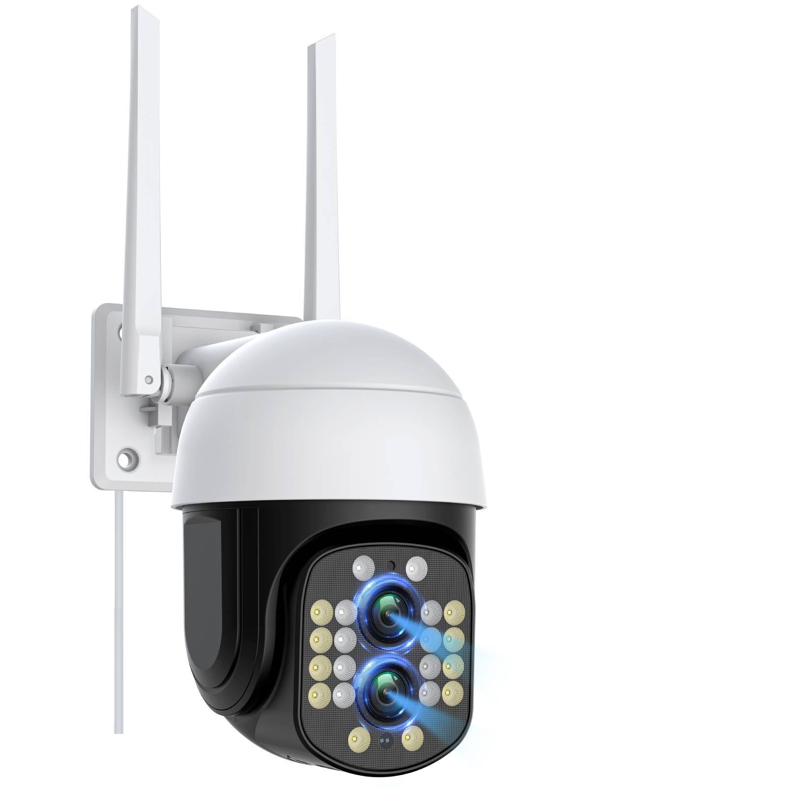 Toguard 4MP Wired Security Camera Dual Lens Zoom Surveillance - Walmart.com